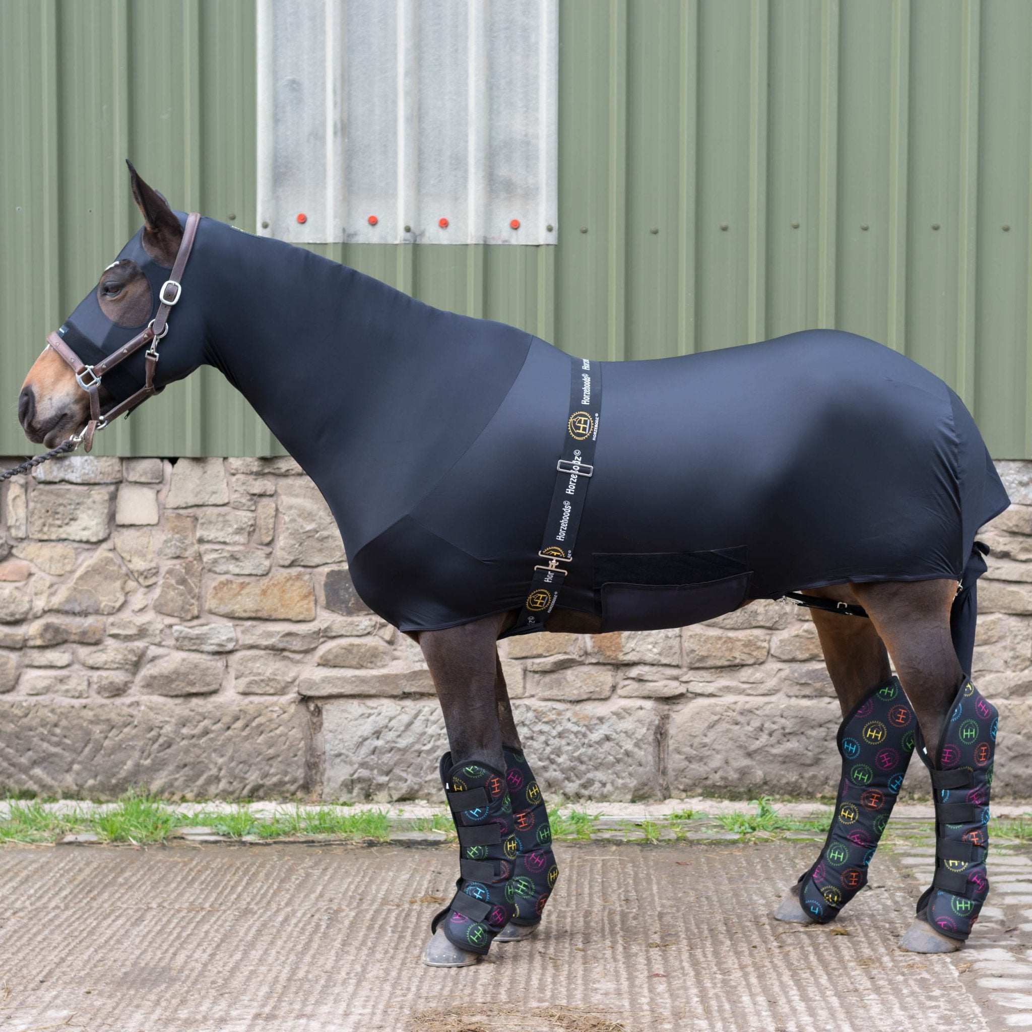 Jet Black Full 3 Piece Body Set - Horzehoods